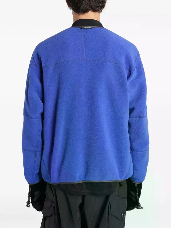 AND WANDER Zip-up Fleece Jacket