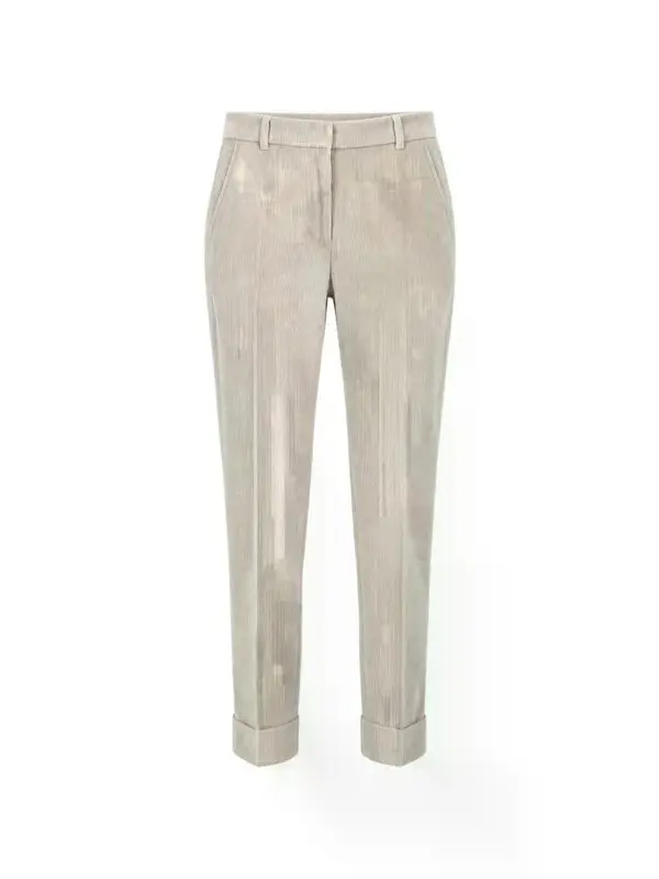 SLOWEAR Corduroy Turn-up Trousers