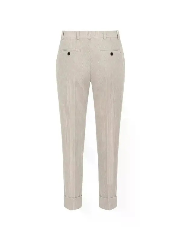 SLOWEAR Corduroy Turn-up Trousers