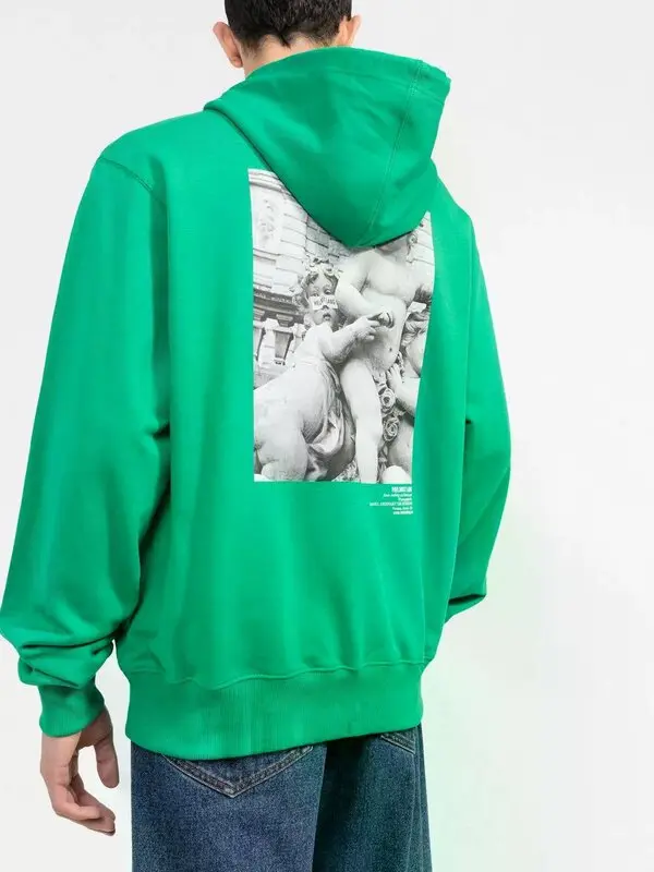 Helmut Lang Logo-print Drawstring Hoodie