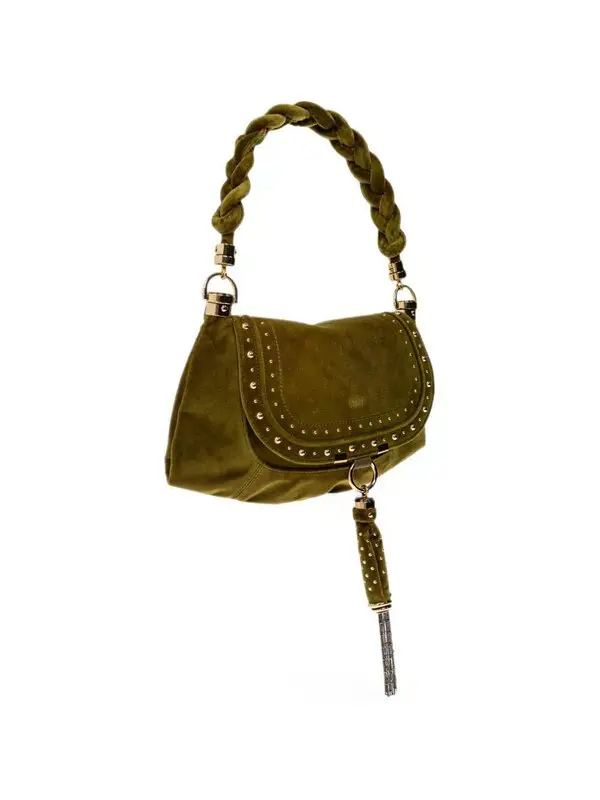 Chloé Small Marcie Foulard Studded Shoulder Bag