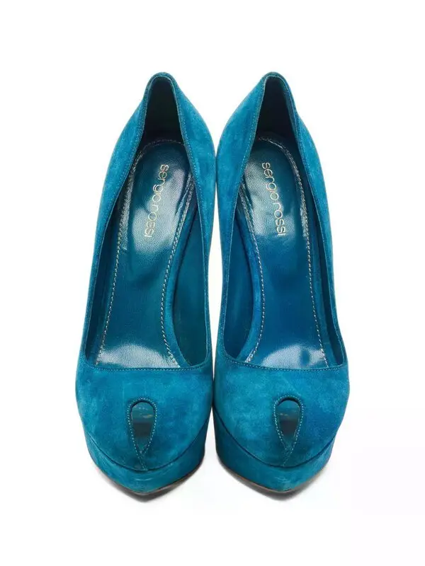 SERGIO ROSSI 2023 Platform Peep-toe Pumps