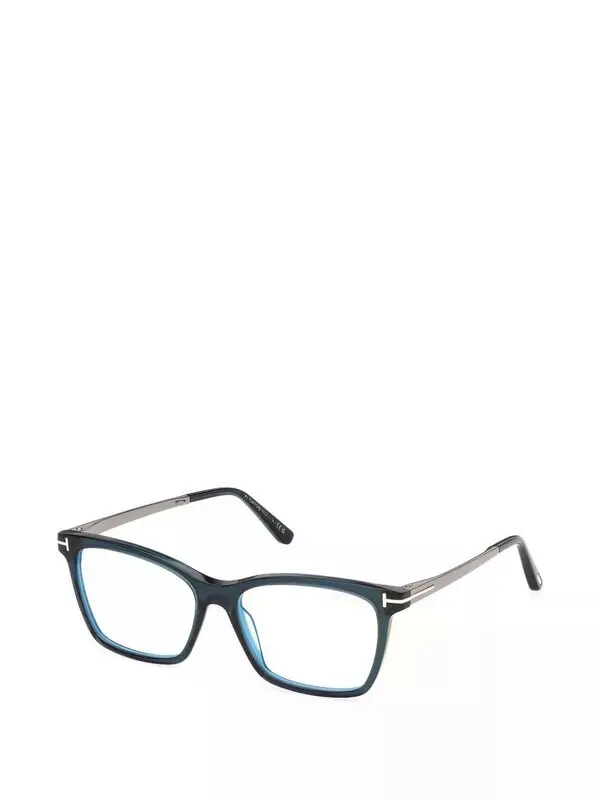 TOM FORD T-logo Rectangle-frame Glasses