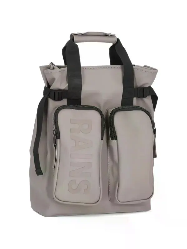 Rains Texel Logo-embossed Backpack