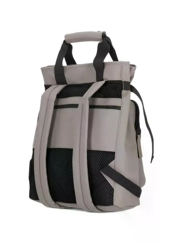 Rains Texel Logo-embossed Backpack - Grey