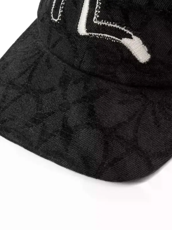 EVISU Kamon Logo-embroidered Jacquard Baseball Cap