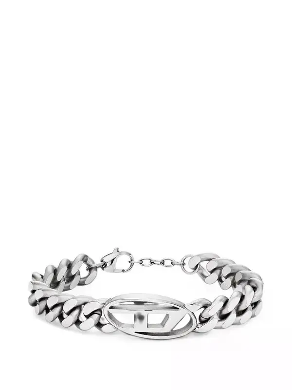 DIESEL® Oval-d Chain Bracelet - Silver