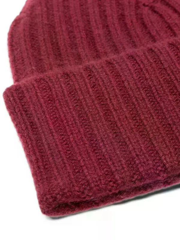 Warm Me Poppeye Ribbed-knit Beanie Hat