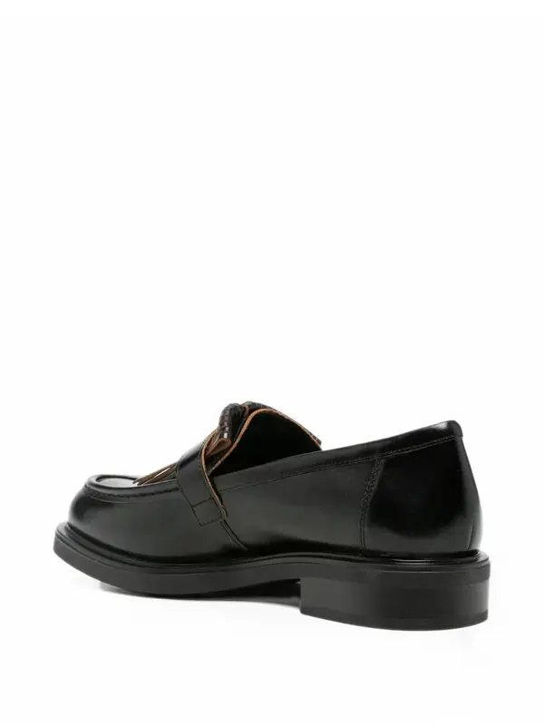 VAGABOND SHOEMAKERS Buckled Fringed Loafers