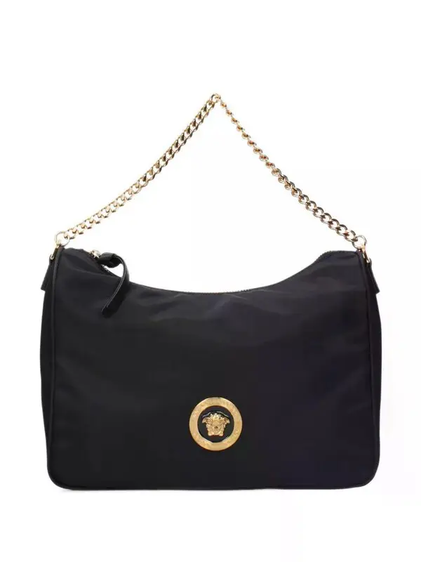 Versace Medusa Shoulder Bag - Black
