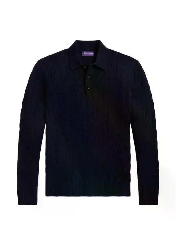 Ralph Lauren Purple Label Cable-knit Cashmere Sweater