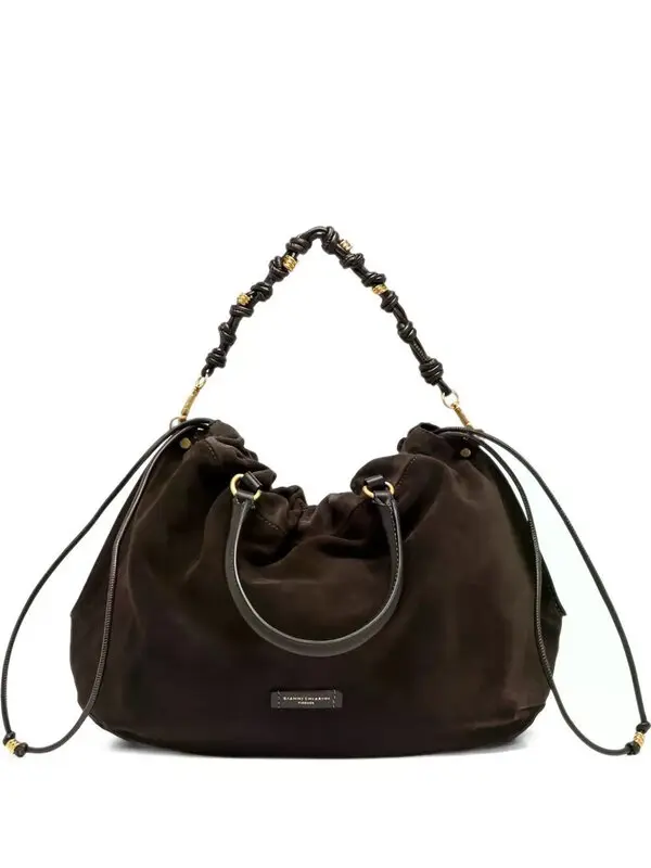 GIANNI CHIARINI Large Morgana Drawstring Tote Bag