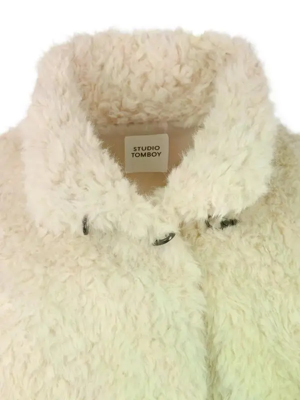 STUDIO TOMBOY Faux-fur Toggle-fastening Jacket