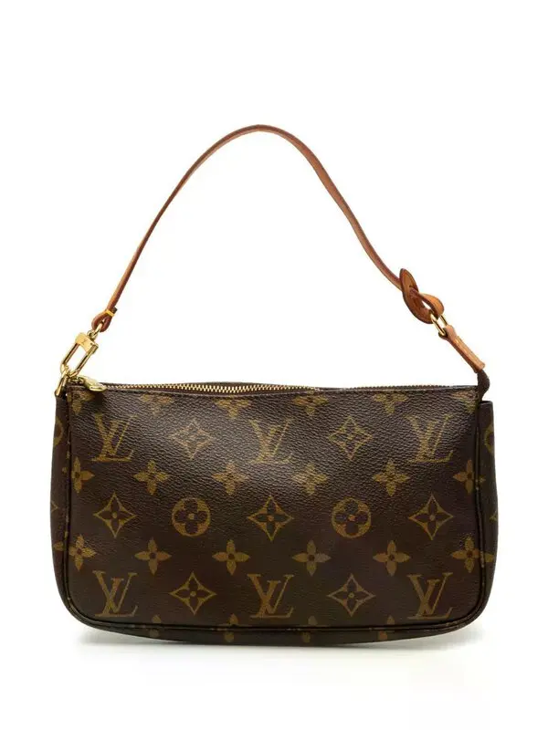 LOUIS VUITTON 2002 Monogram Pochette Accessoires Shoulder Bag