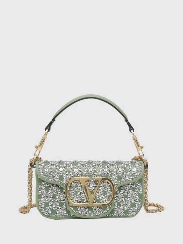 Valentino Garavani Locò Sequin-embroidered Fabric Mini Bag With Vlogo