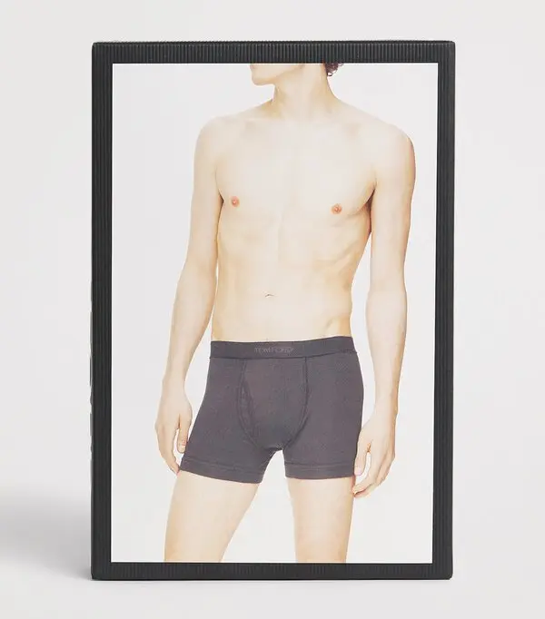 TOM FORD Stretch-cotton Logo Boxer Briefs