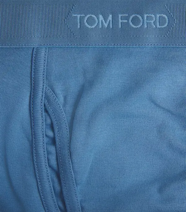 TOM FORD Stretch-cotton Logo Boxer Briefs