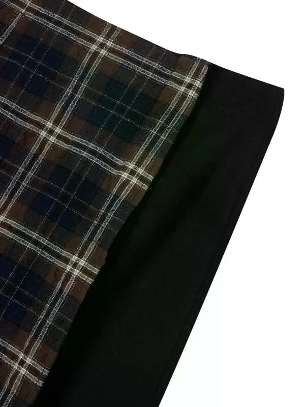 STUDIO TOMBOY Check-pattern A-line Maxi Skirt