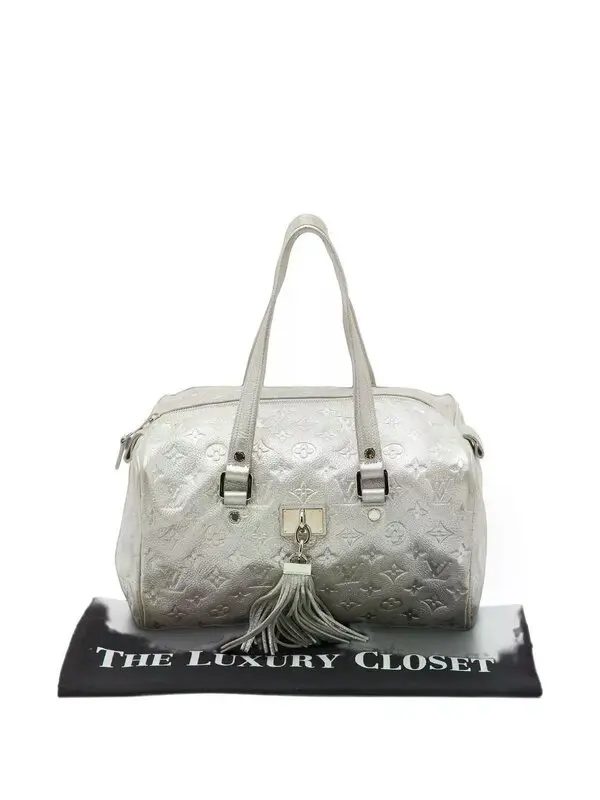 LOUIS VUITTON 2008 Monogram Shimmer Comète Travel Bag - Silver