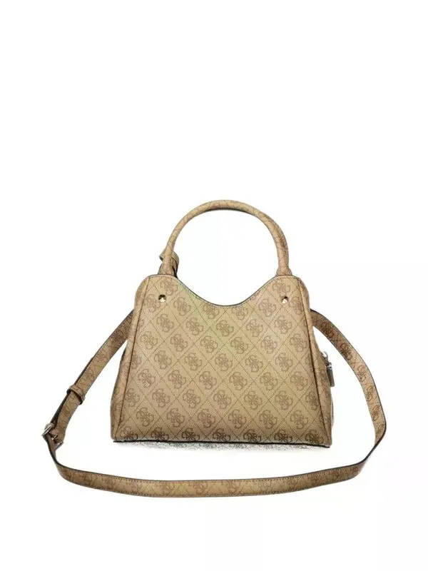 Guess Monogram-print Logo-plaque Tote Bag