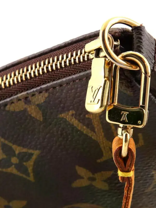 LOUIS VUITTON Pochette Accessoires Monogram Canvas Clutch Bag - Brown