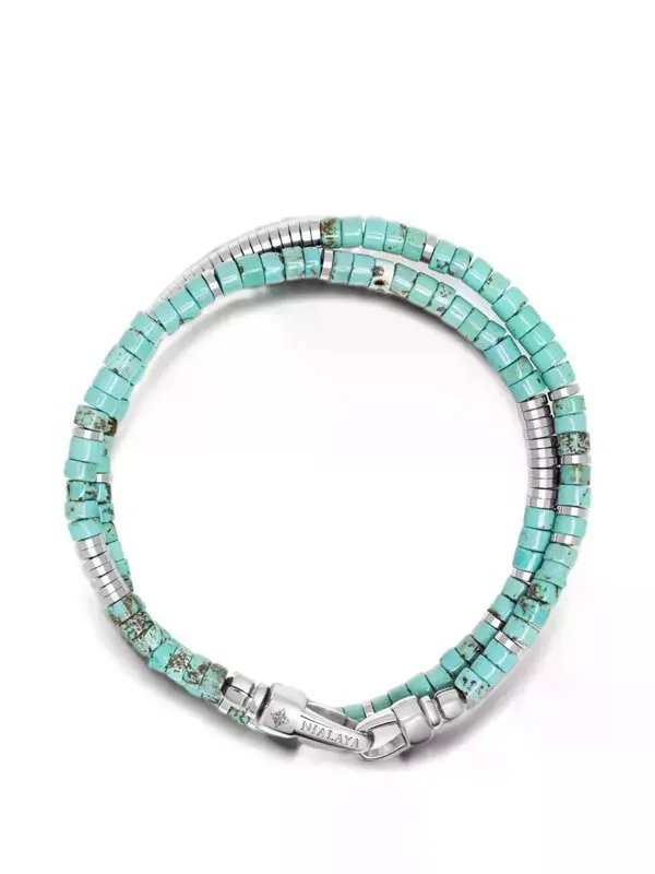 NIALAYA JEWELRY Turquoise Wrap Bracelets - Blue