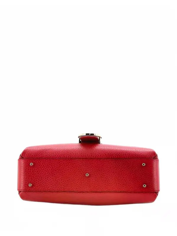 Gucci Interlocking Top Handle Bag Leather Small Shoulder Bag