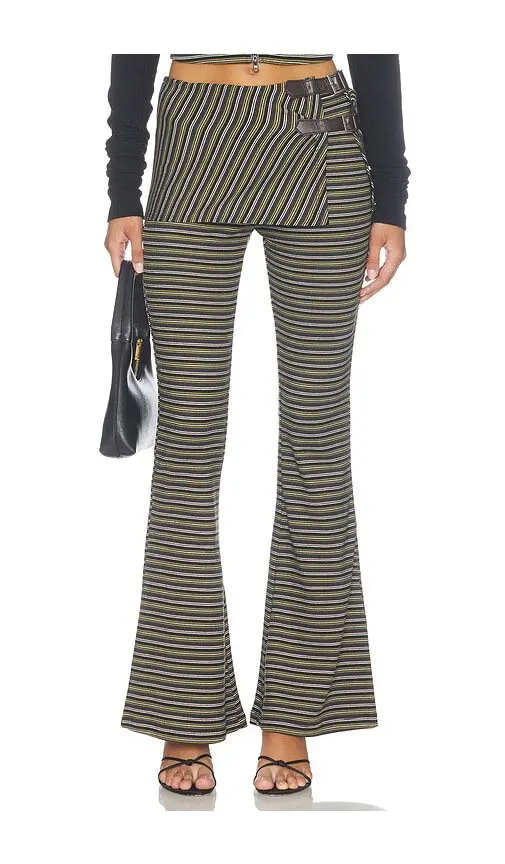 ZEMETA Olive Grove Stripe Fleece Pant