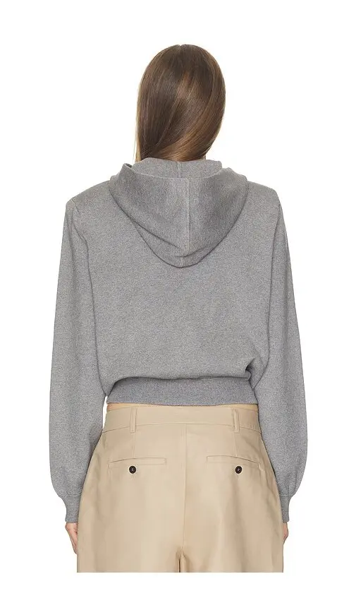 HELSA Keeghan Color Block Knit Zip Hoodie