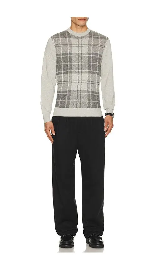 Barbour Mineral Tartan Crew Sweater