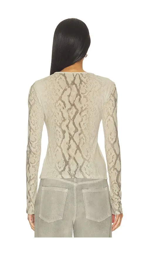 GRLFRND X Sophia Kelly Sheer Crew Neck Tee