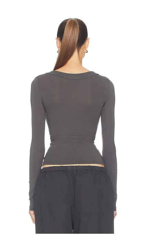 GRLFRND X Sophia Kelly Scoop Neck Long Sleeve Tee