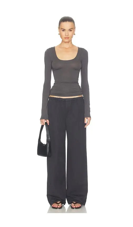 GRLFRND X Sophia Kelly Scoop Neck Long Sleeve Tee