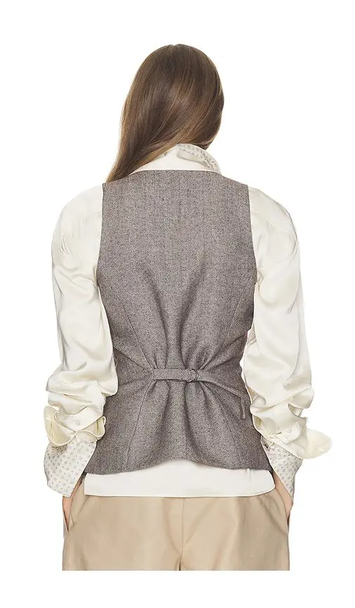 HELSA Italian Herringbone Waistcoat