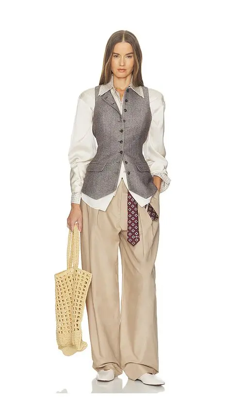 HELSA Italian Herringbone Waistcoat