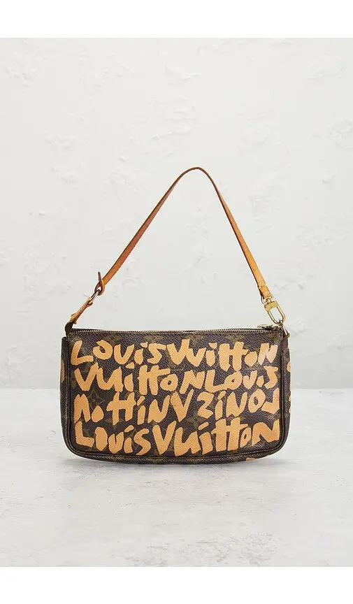 FWRD RENEW Louis Vuitton X Stephen Sprouse Monogram Graffiti Pochette Accessoires Shoulder Bag