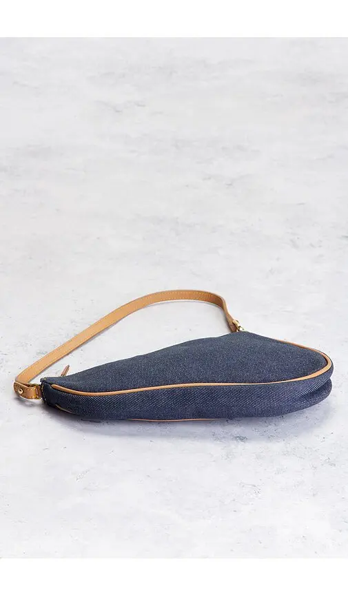 FWRD RENEW Dior Denim Vintage Saddle Bag