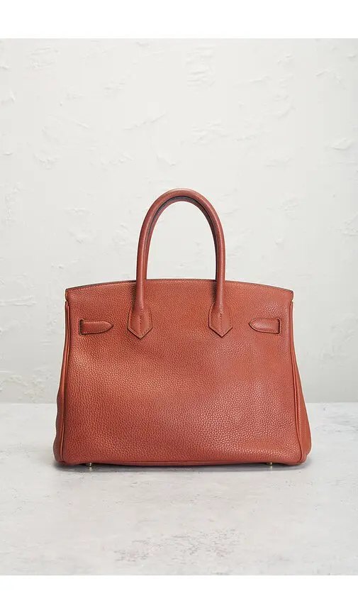 FWRD RENEW Hermes Togo Birkin 30 Handbag - Brown