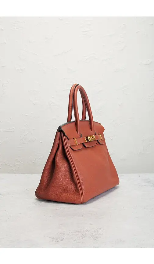 FWRD RENEW Hermes Togo Birkin 30 Handbag - Brown