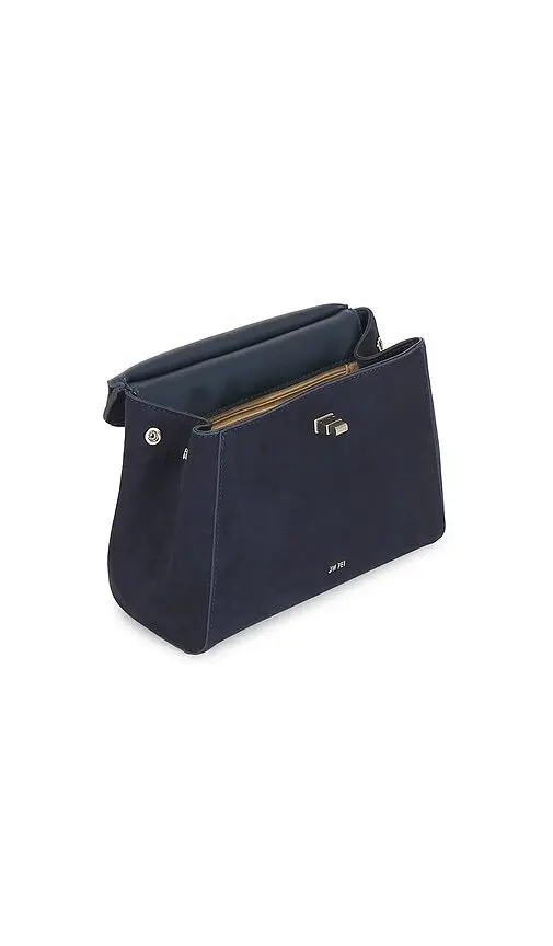 Jw Pei Lucia Classic Faux Suede Top Handle Bag