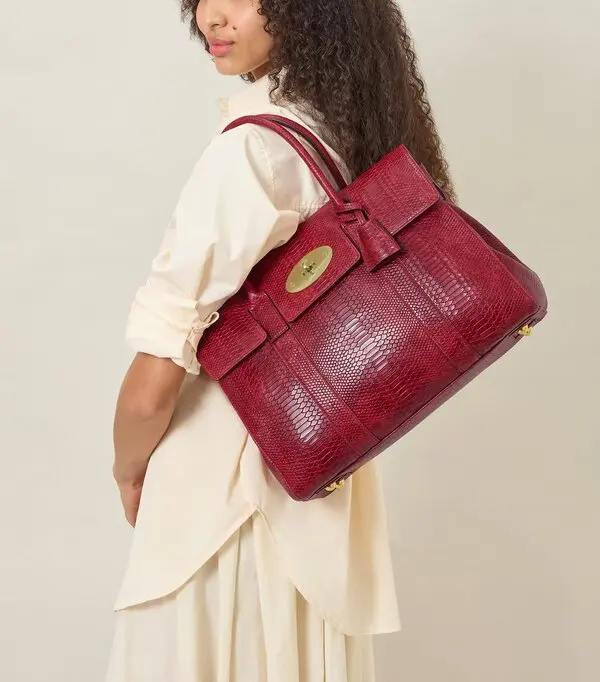Mulberry Snake-embossed Leather Bayswater Top-handle Bag