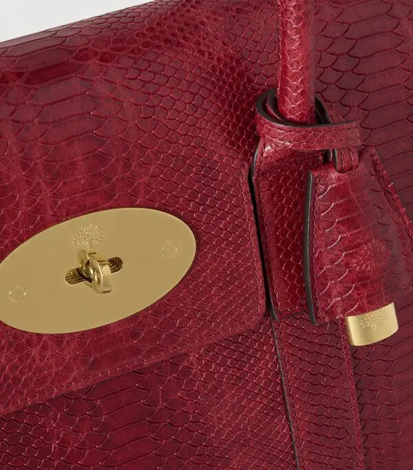 Mulberry Snake-embossed Leather Bayswater Top-handle Bag