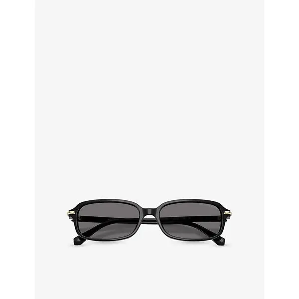 Michael Kors Mk2288u Agra Rectangle-frame Acetate Sunglasses