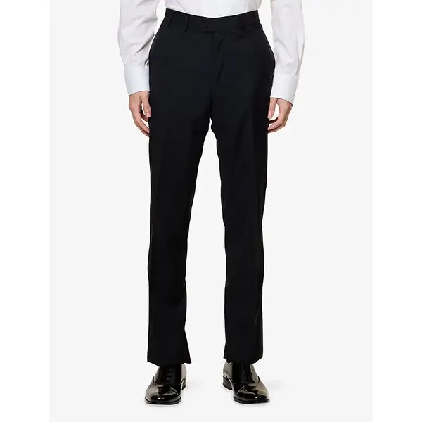 Paul Smith Satin-trim Wool-blend Tuxedo Trousers