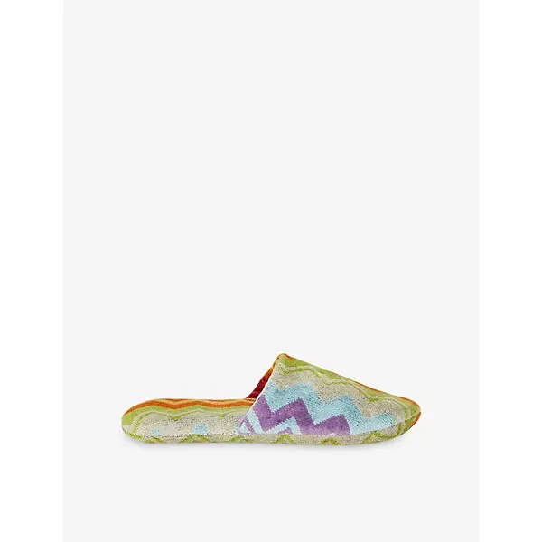 Missoni Giacomo Cotton-terry Slippers - Orange