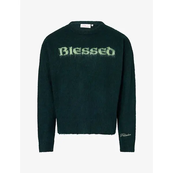 PELLADOR Blessed Graphic Mohair-blend Knit Jumper