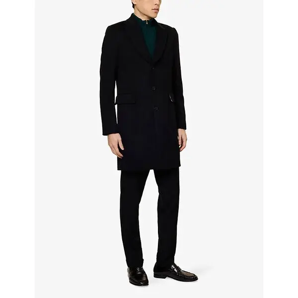 Paul Smith Single-breasted Wool-cashmere Overcoat
