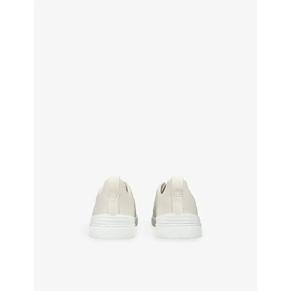 Ermenegildo Zegna X3 Stitch Leather Trainers