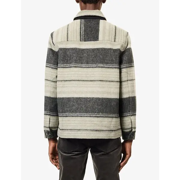 Paige Cerralvo Striped Brushed Woven Jacket