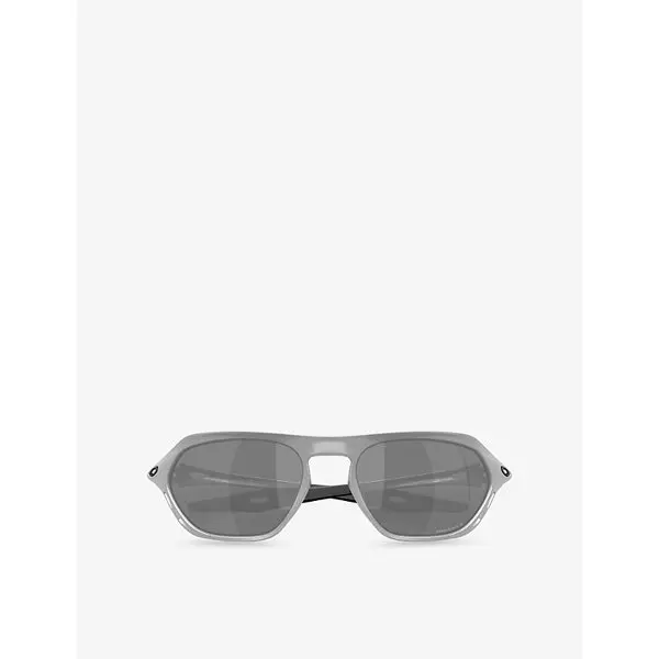 Oakley Oo9537 Cage Jacket Geometric-frame Nylon Sunglasses